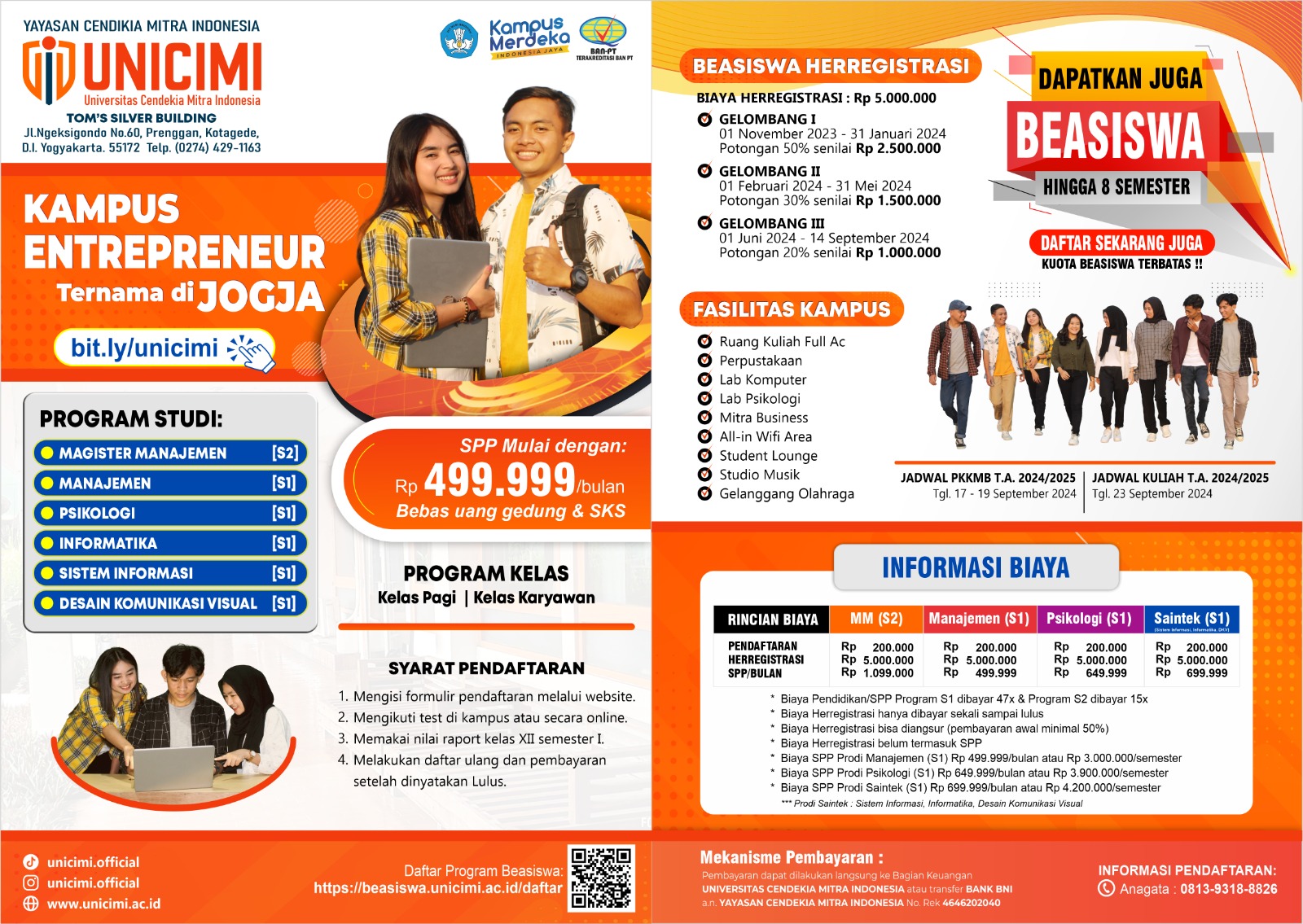 UNICIMI Universitas Cendekia Mitra Indonesia